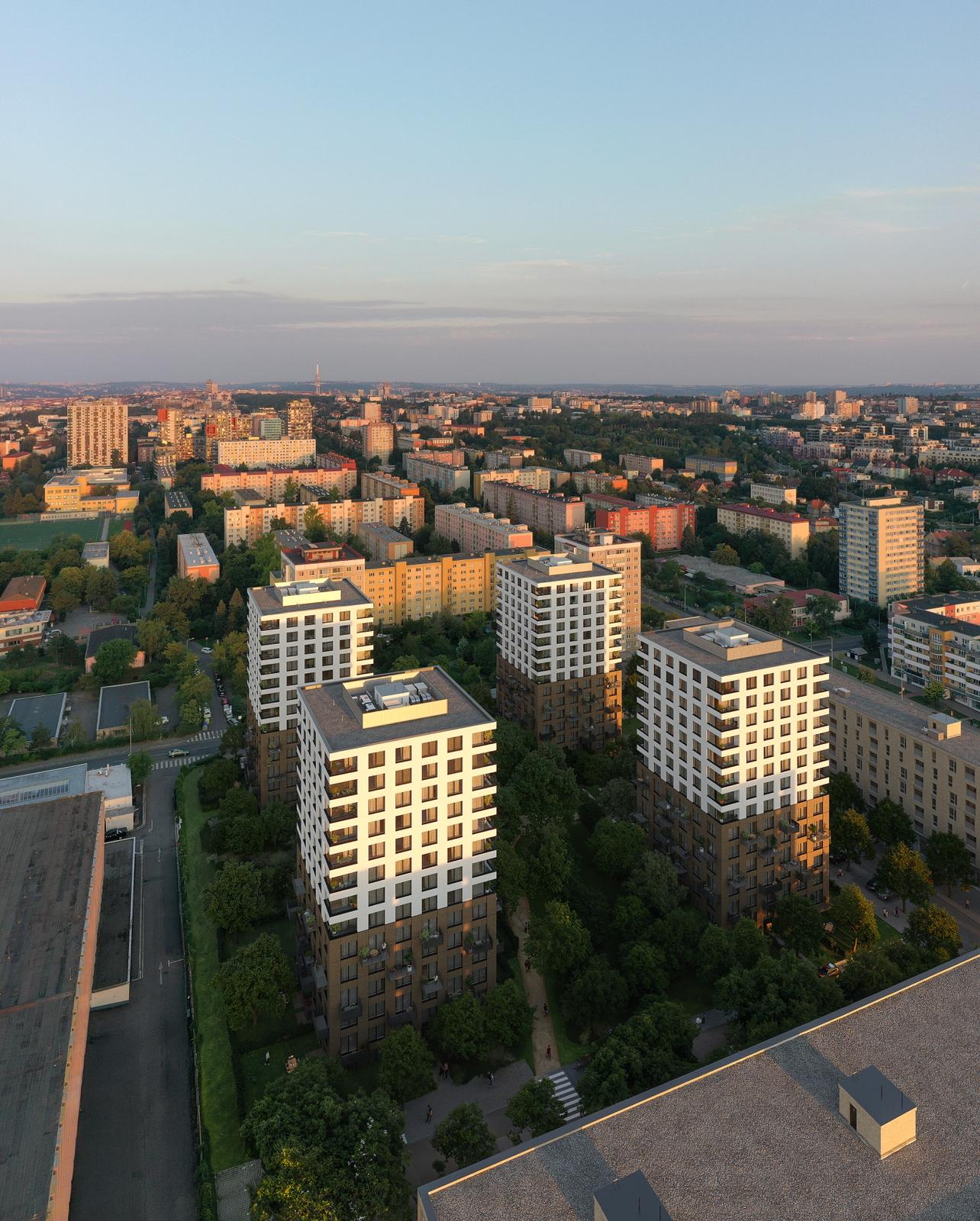 Sky Towers: Nový standard městského bydlení v Praze 10 - Malešicích ...